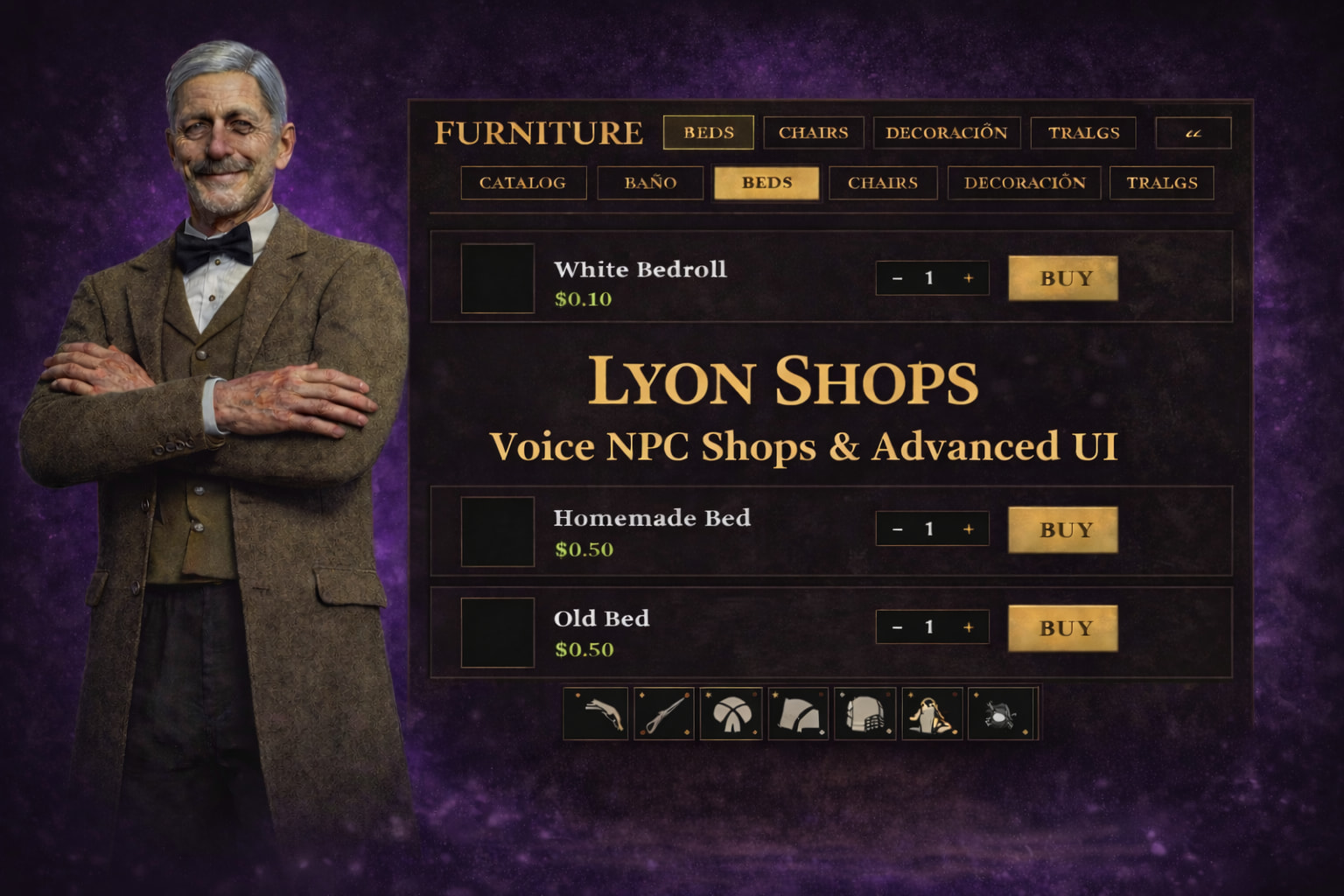 [FREE] Lyon Shops | Voice NPC Shops & Advanced UI | RedM - RedM ...
