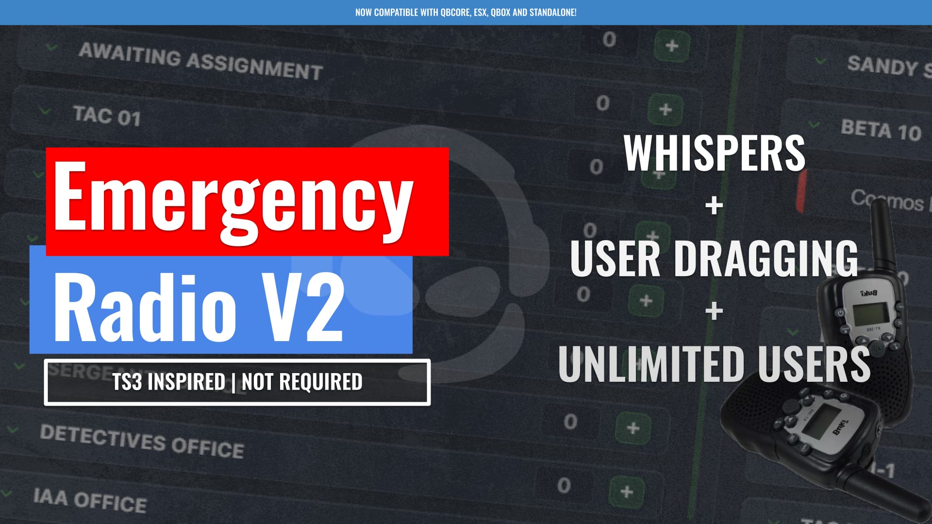Emergency radio V2 - FiveM Releases - Cfx.re Community