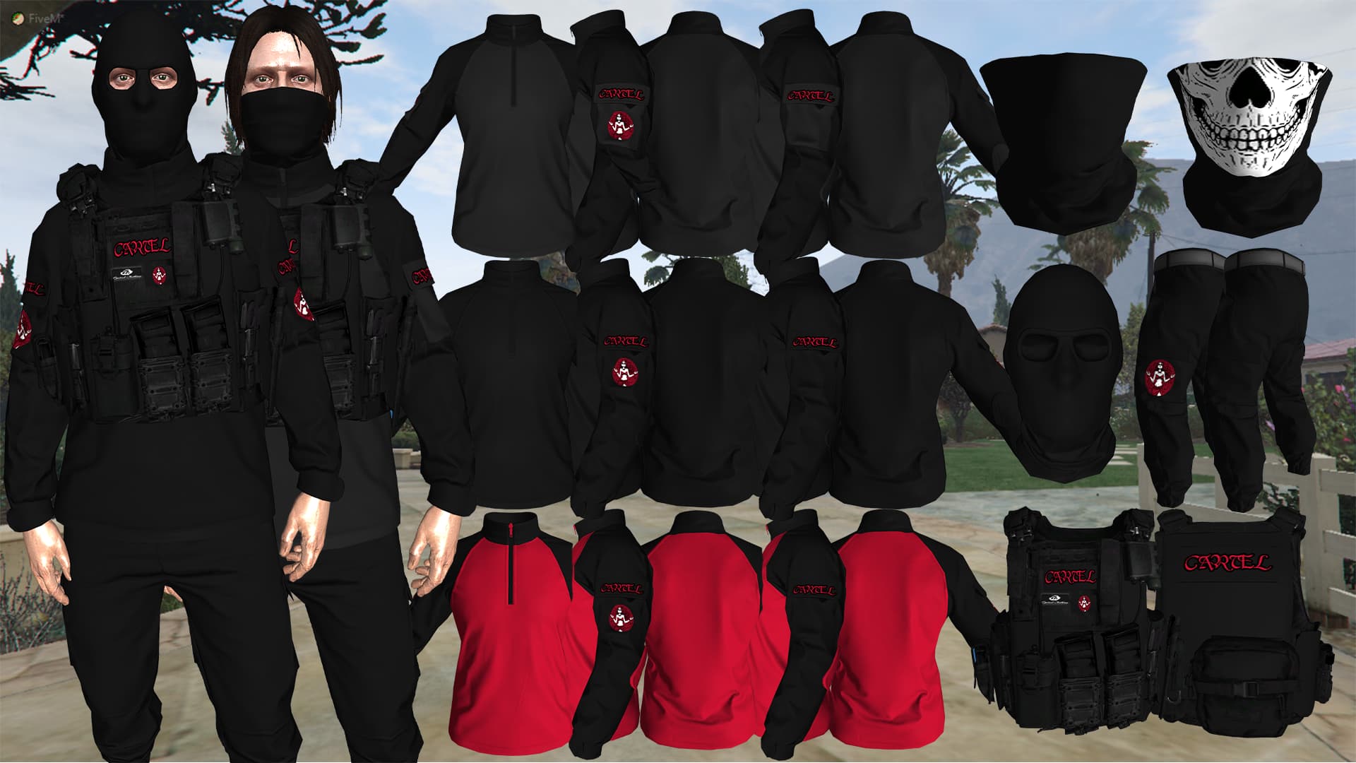 Cartel BlackOut Uniform For Male and Female - FiveM Releases - Cfx.re Community