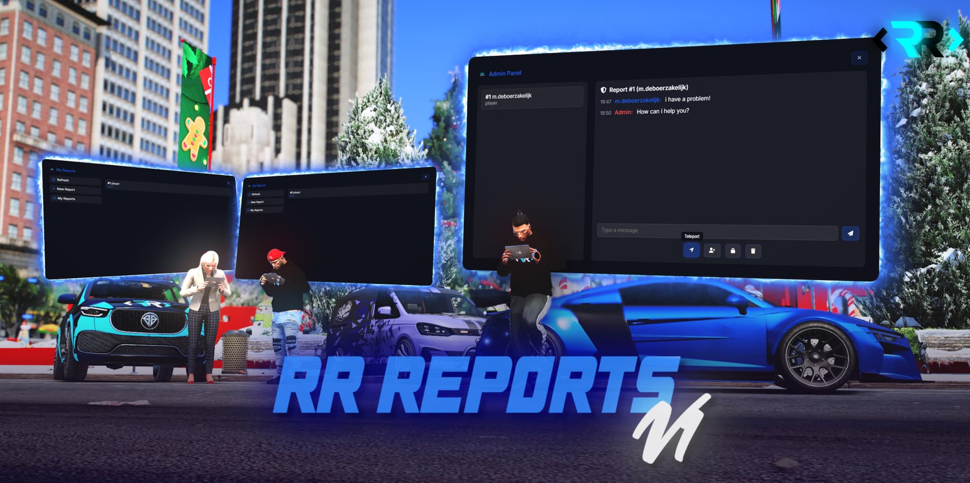 [PAID] [Standalone] rrReports - Advanced Report System - FiveM Releases ...