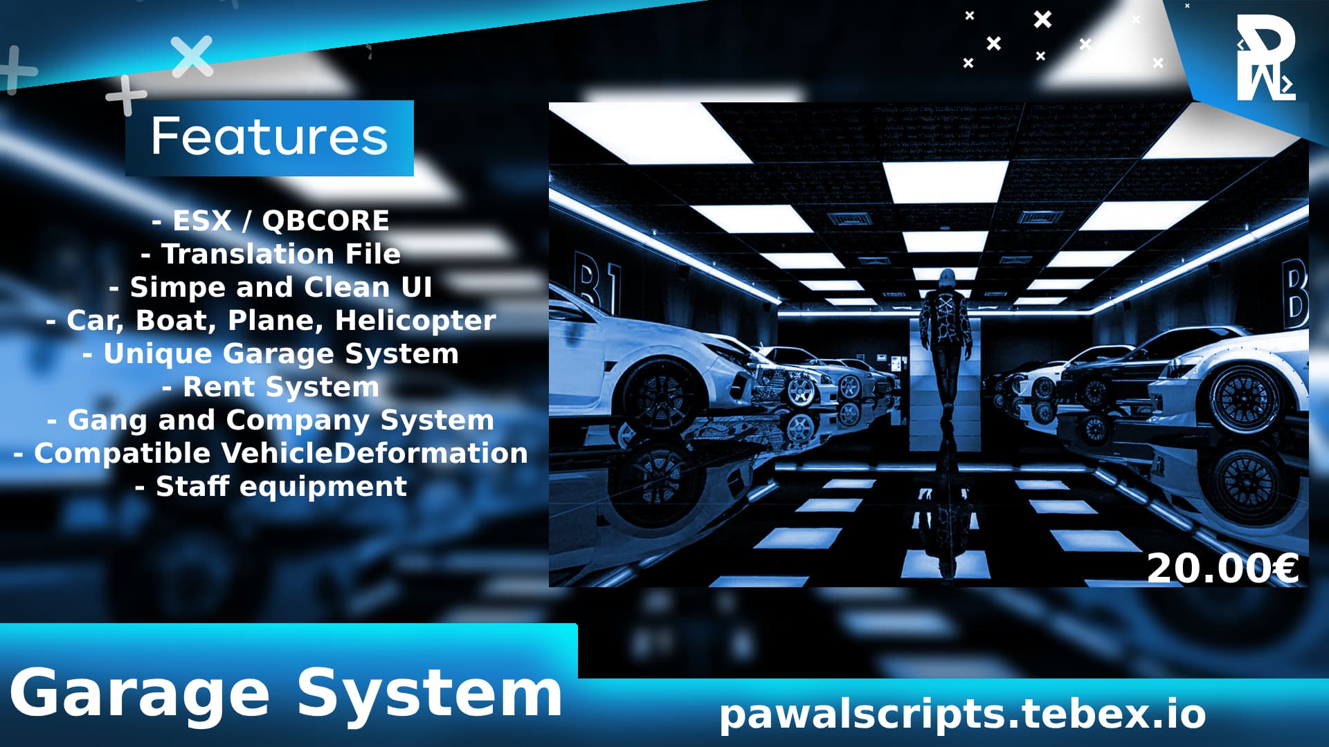 Garage System [ESX / QB] - FiveM Releases - Cfx.re Community