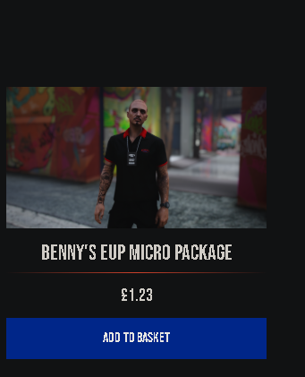 [PAID] Benny's EUP Micro Pack - FiveM Releases - Cfx.re Community