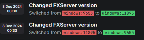 Issues with server artifacts - Server Discussion - Cfx.re Community