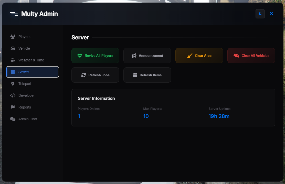 🛡️ Multy Admin - Advanced QB-Core Admin Menu System - FiveM Releases ...