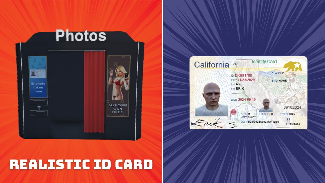 RRP - Realistic ID Card [V1][QB CORE] - FiveM Releases - Cfx.re Community