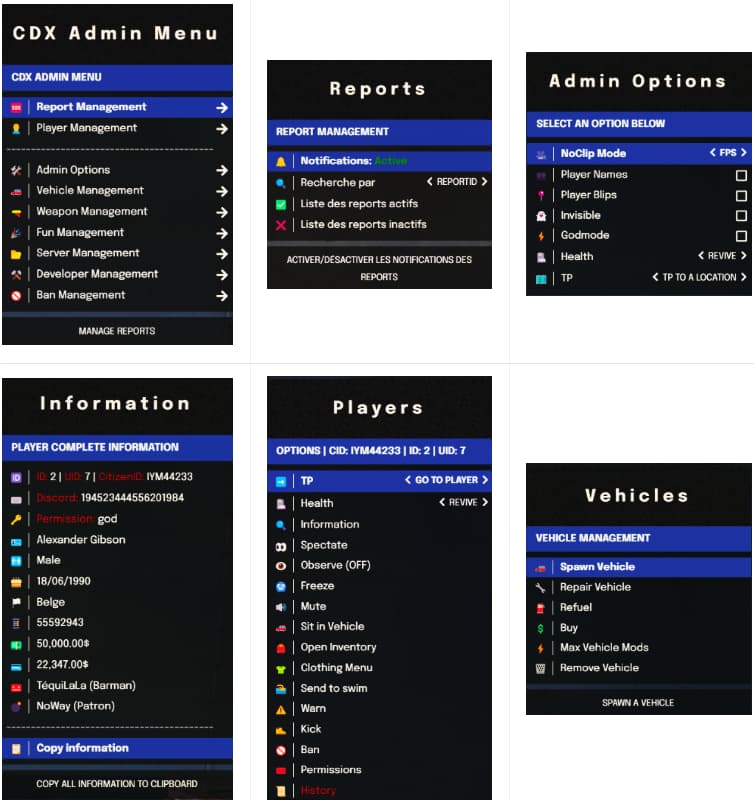 🅰️ CDX Admin Menu - FiveM Releases - Cfx.re Community