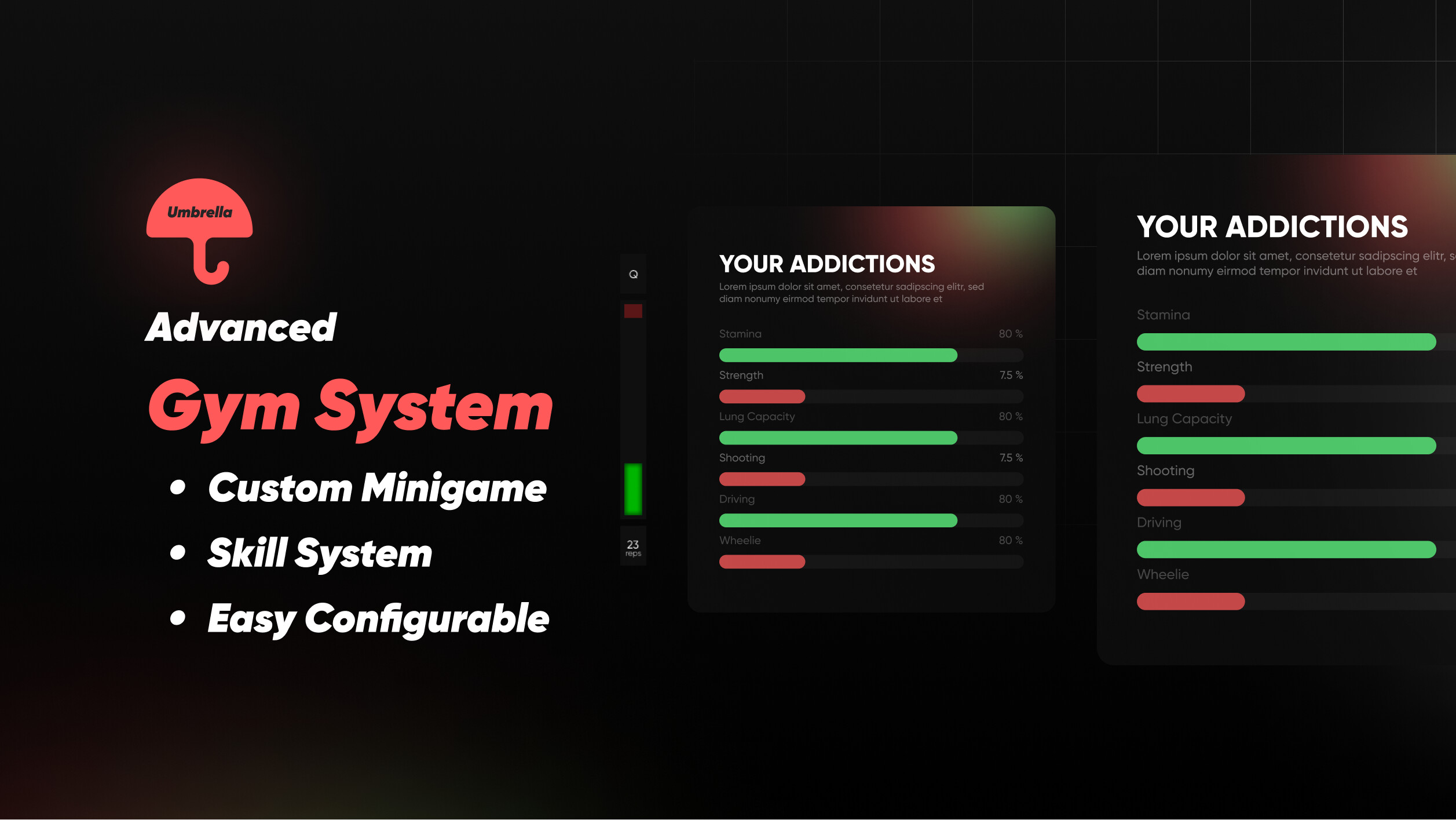 ⛓ [QBCore/ESX] Advanced GYM with Skill System (Custom Minigame) - FiveM Releases - Cfx.re Community