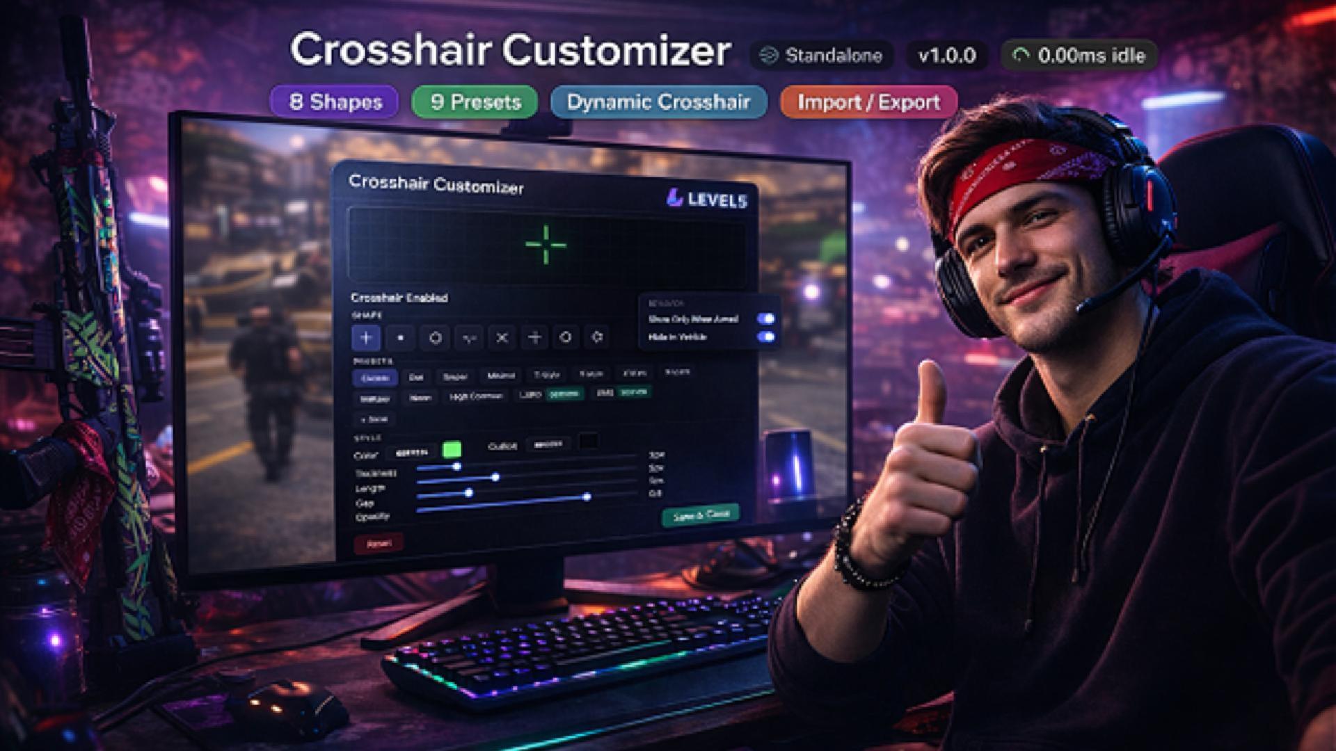 [PAID] [Standalone] Crosshair Customizer -- Level5 Dev - FiveM Releases ...