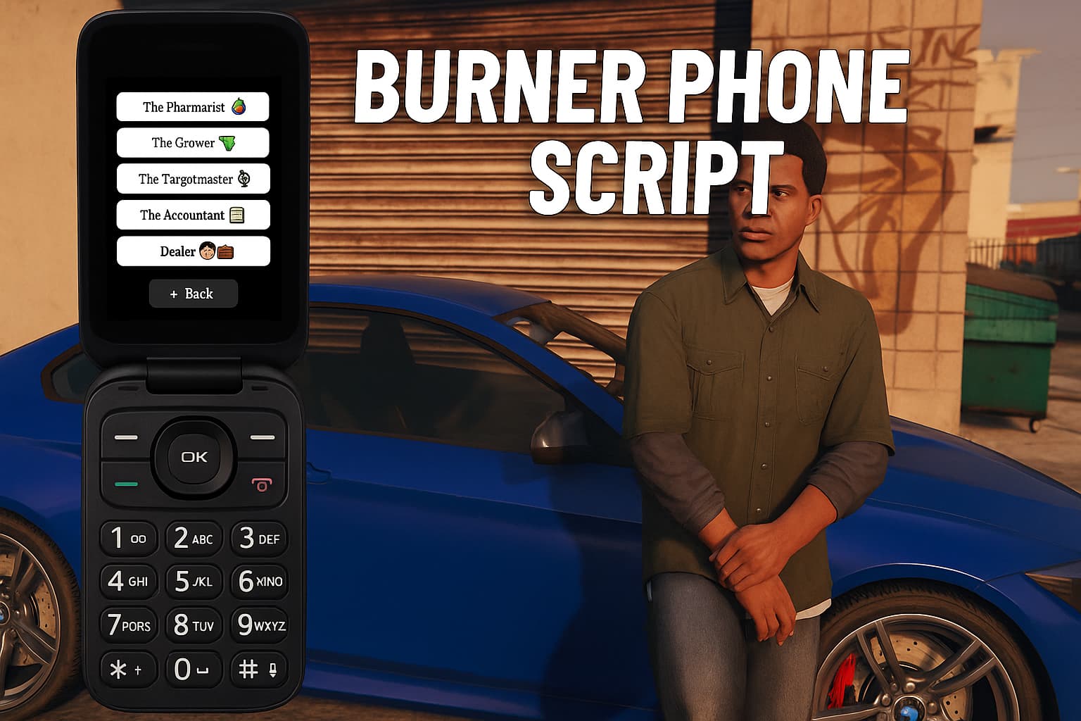 📱 [QB-Core] Burner Phone System — Call Plugs / Dealers + GPS App ...