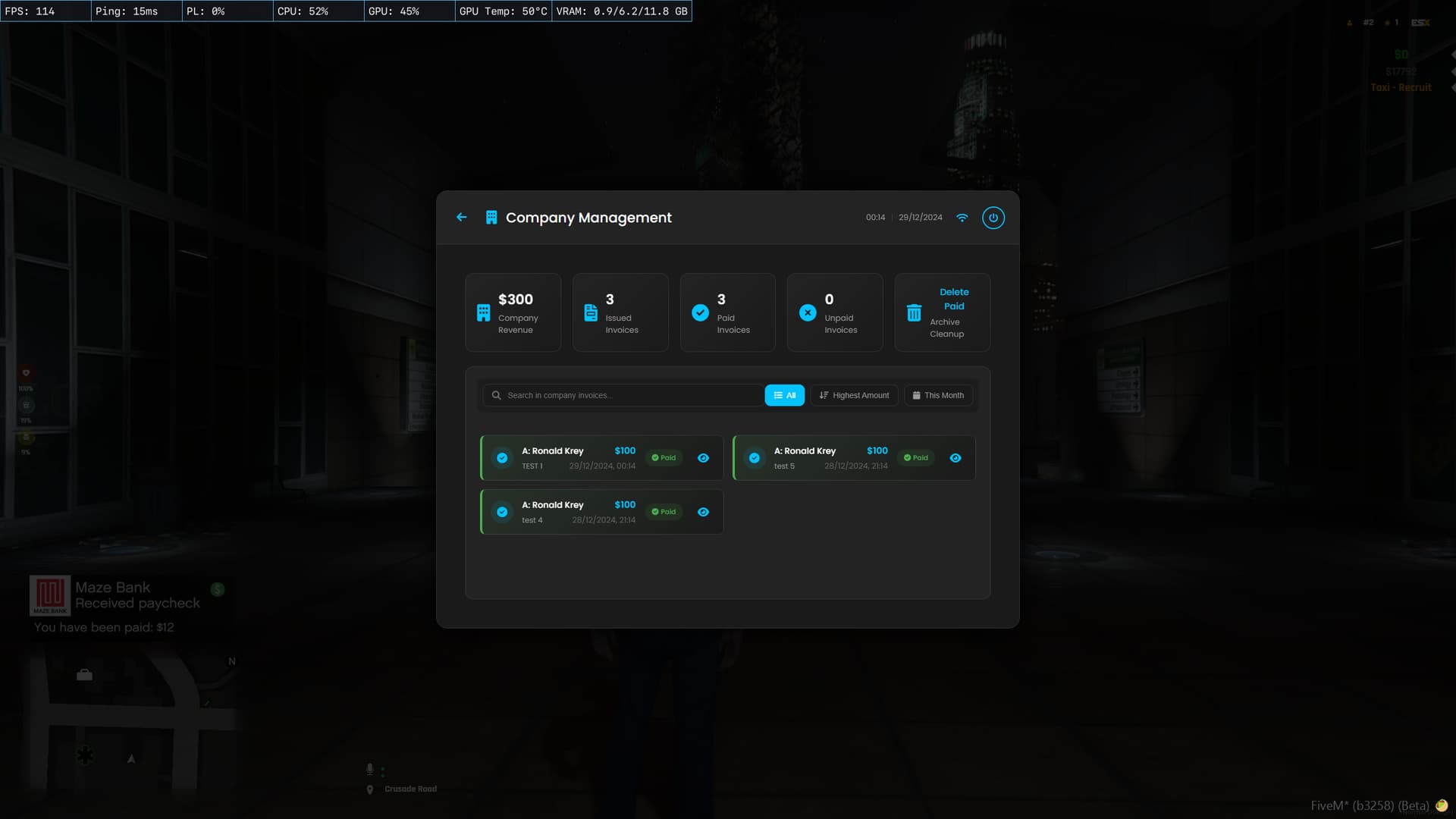 [PAID] ESX BILLING SYSTEM - FiveM Releases - Cfx.re Community