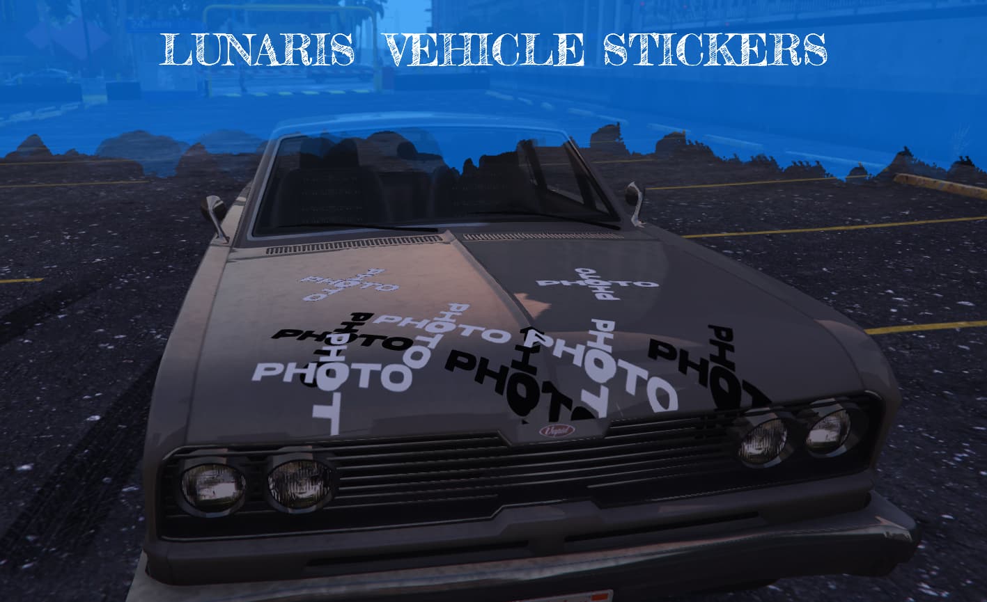 Lunaris Customizable Vehicle Stickers - FiveM Releases - Cfx.re Community