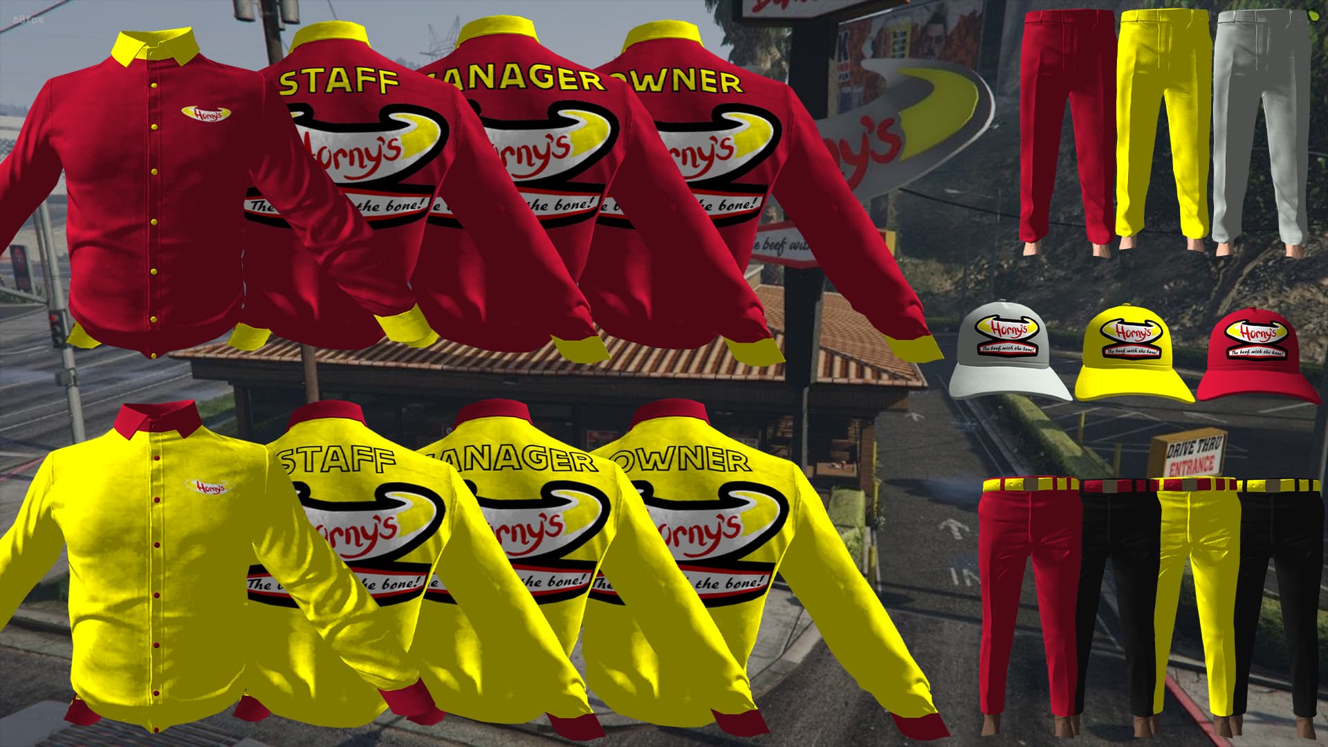 Hornys Shirt Uniform 3 for Male and Female [Lore Friendly] - FiveM ...