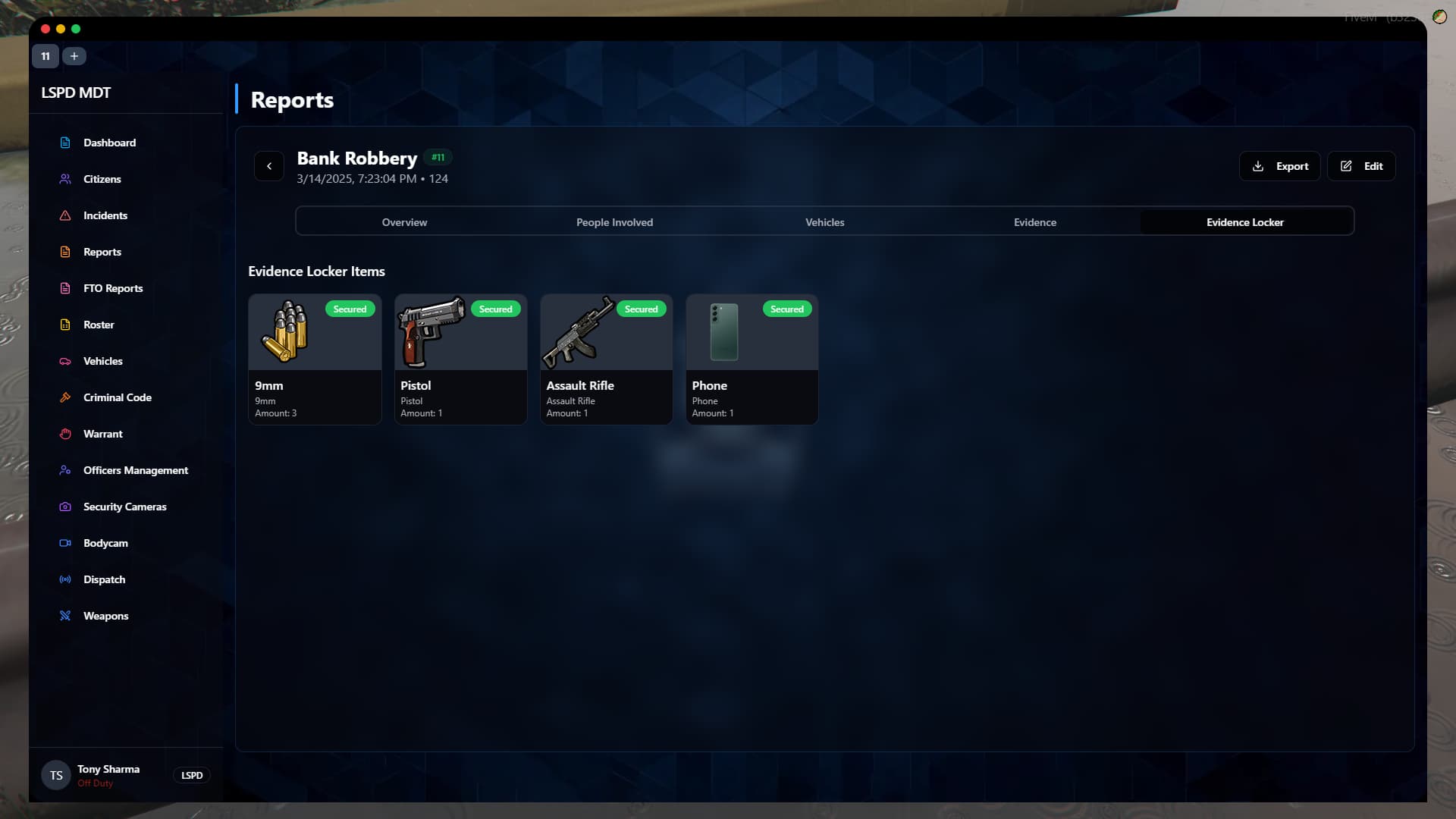 [QBCore] [Qbox] [ESX] [OX] Advanced MDT and Dispatch System (Police ...