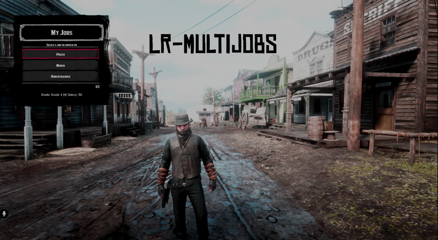 [FREE] LR-MultiJobs – Multi-Job Script for VORP - RedM Releases - Cfx.re Community