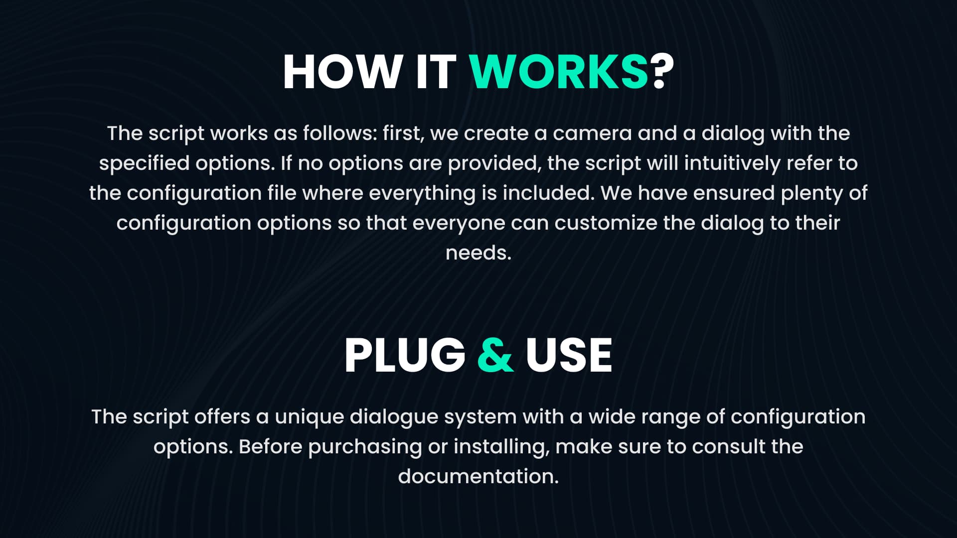 Dialog with NPC (UI, Voice, Camera) - FiveM Releases - Cfx.re Community
