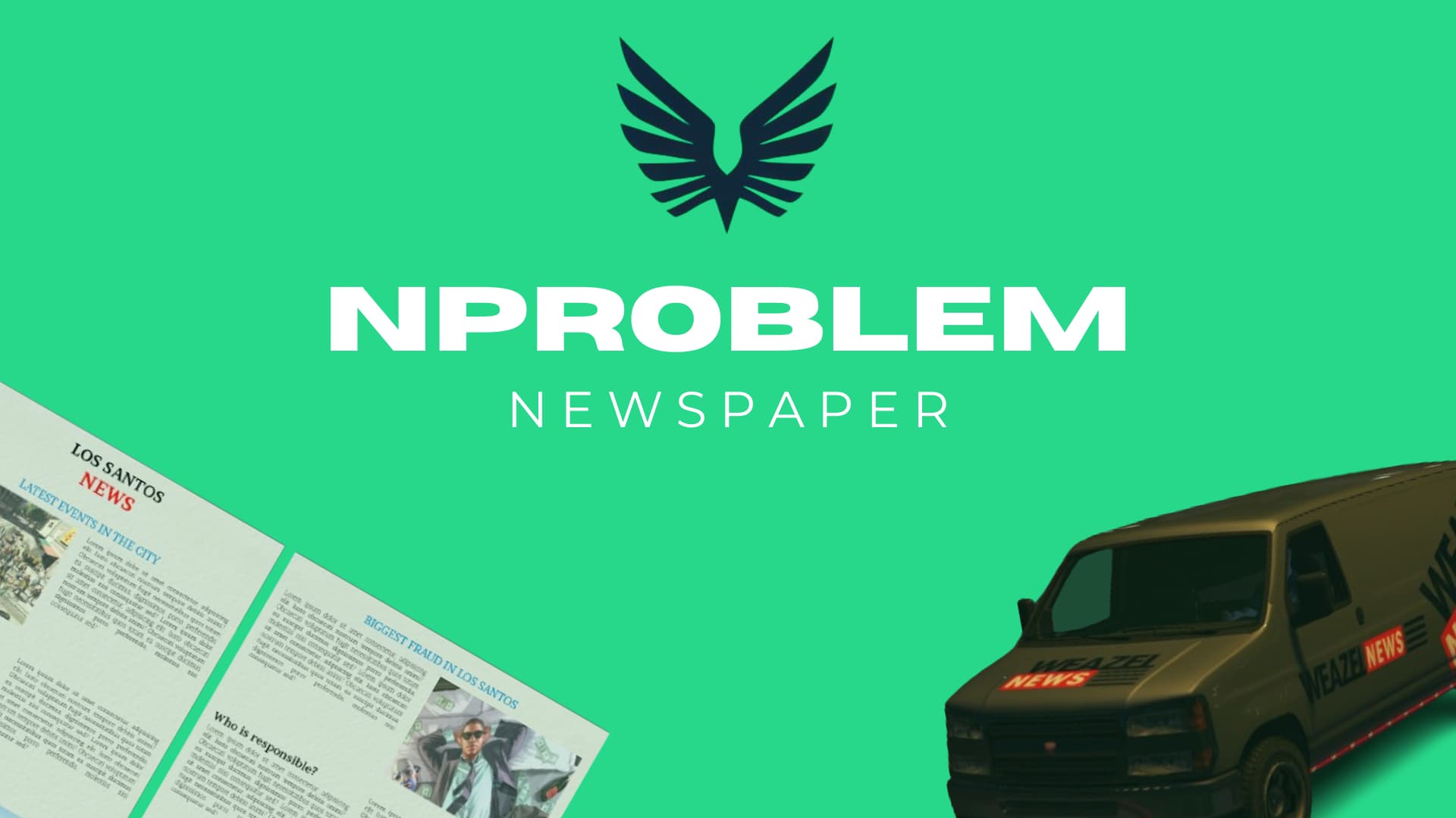 [PAID] NProbleM Newspaper (Realistic Newspaper) V2 [QBCORE, ESX] - FiveM Releases - Cfx.re Community