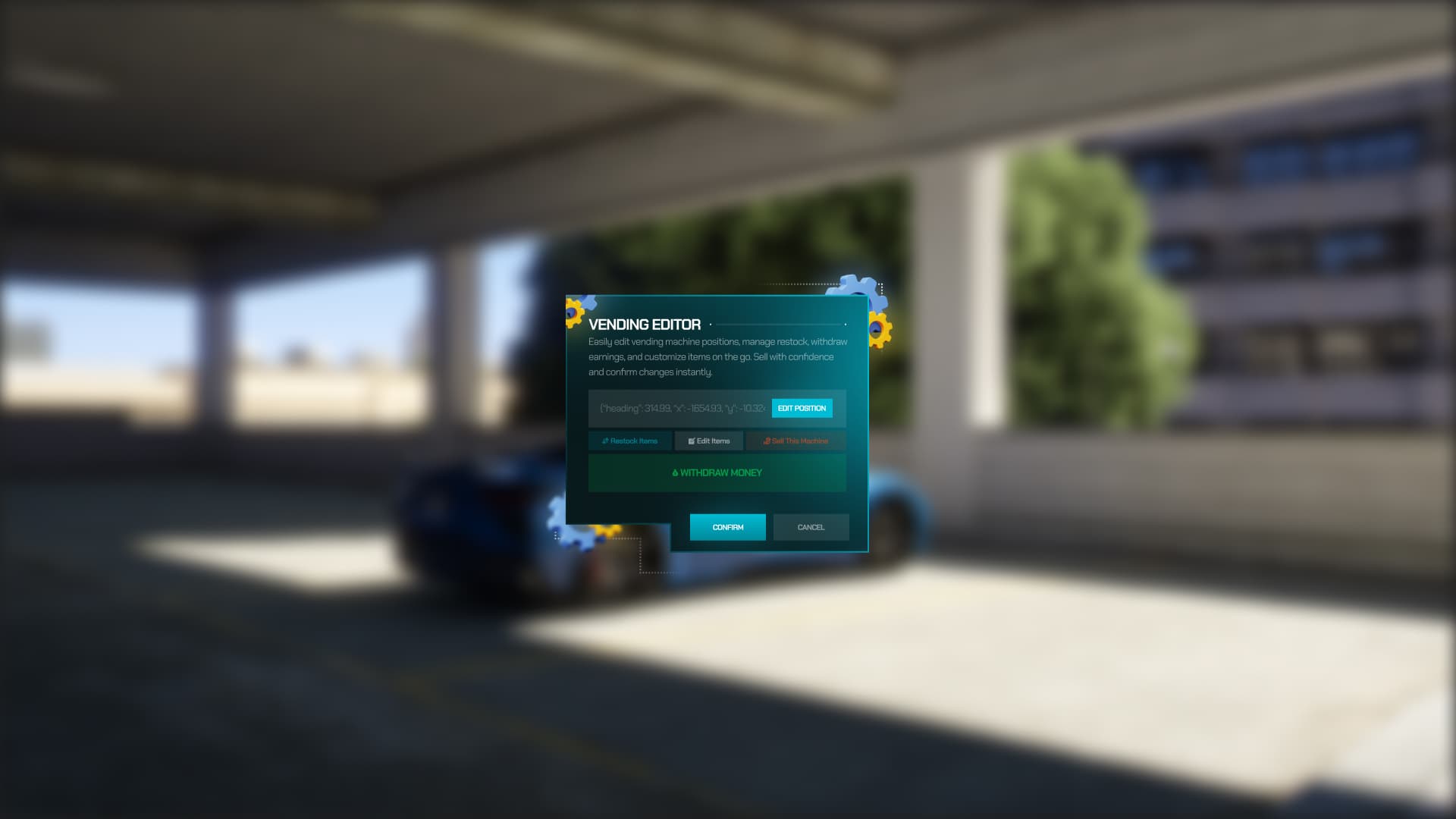 Advanced Vending Machine System | Place, Stock, Sell & Collect - FiveM ...