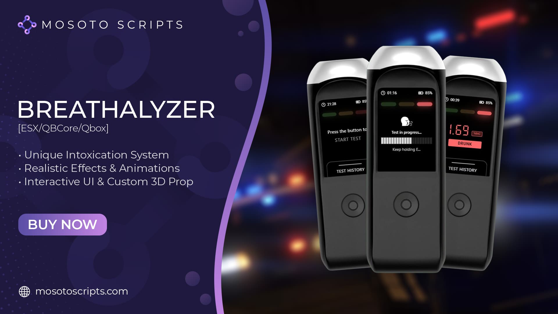 Mosoto Breathalyzer - The Alcohol System for FiveM [ESX/QBCore/Qbox][Paid] - FiveM Releases ...