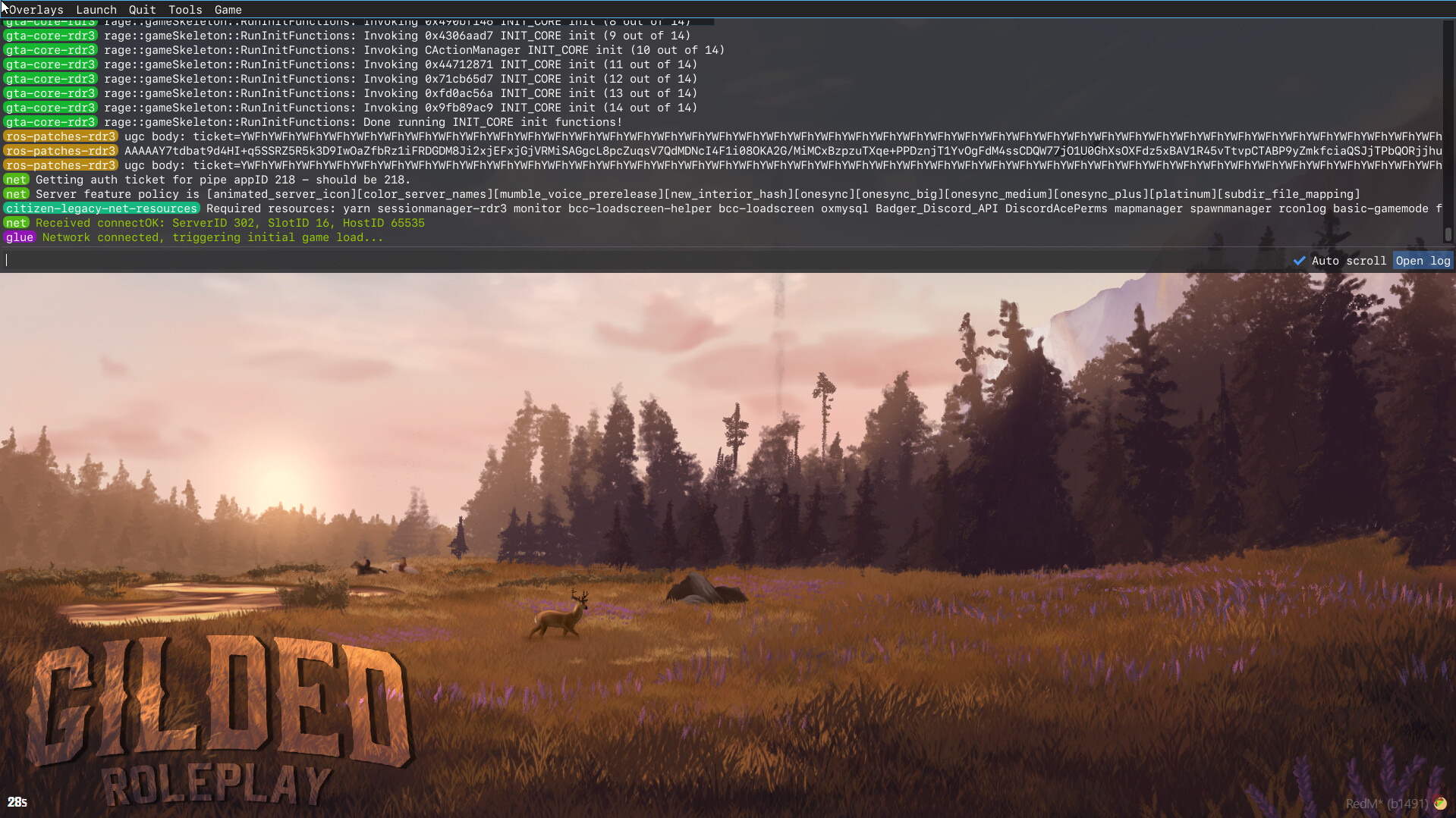 Infinite loading screen - RedM Client Support - Cfx.re Community