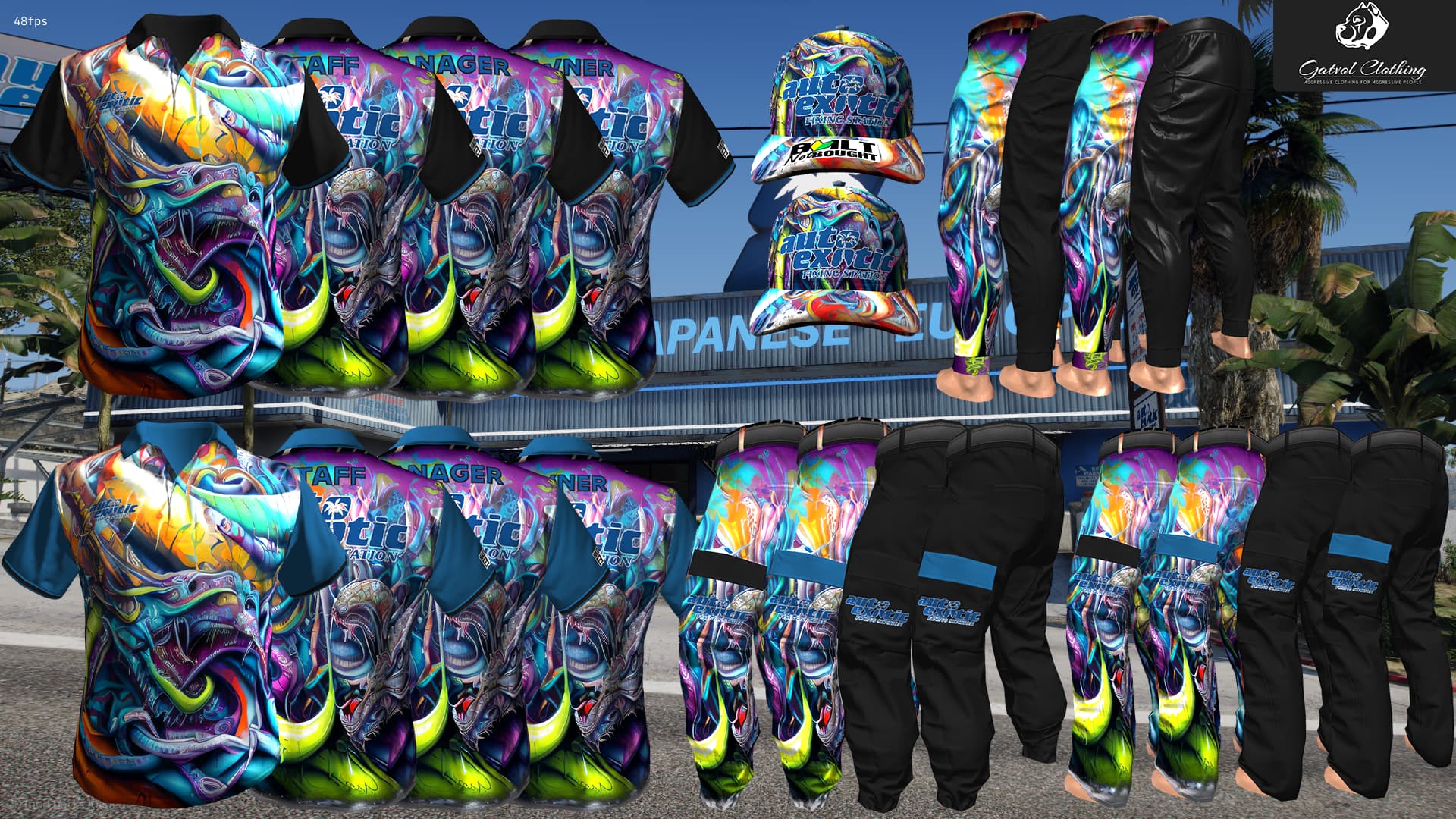 Auto Exotics Graffiti Uniform 4 for Male and Female [Lore Friendly] - FiveM Releases - Cfx.re ...