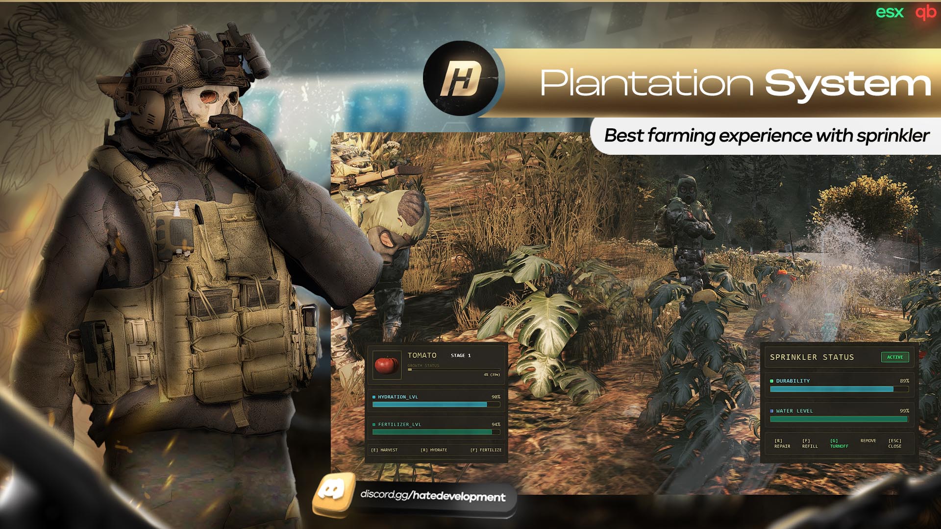 Plantation / Farming Sytem [ Custom Props ] - FiveM Releases - Cfx.re ...