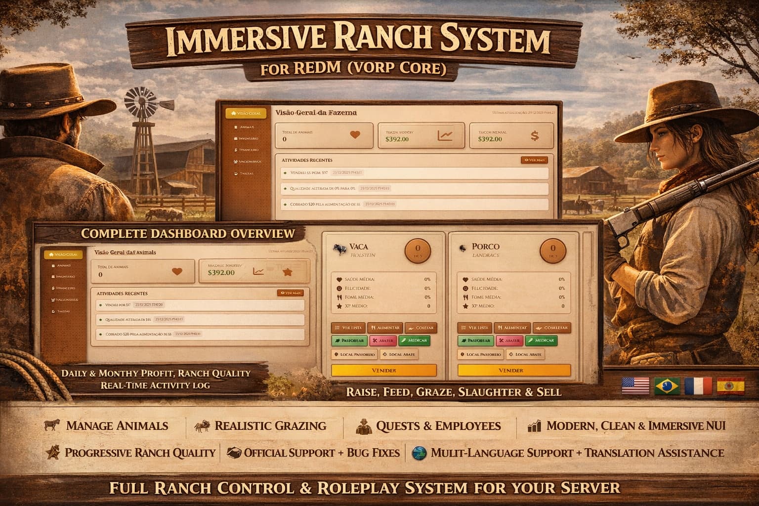 [PAID] RedM Ranch System - Prisma Studio - RedM Releases - Cfx.re Community