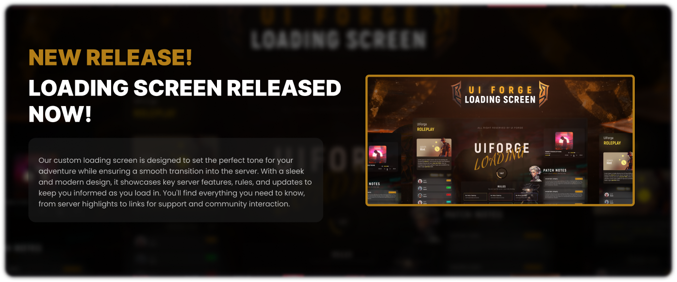 UIForge | Loading Screen - FiveM Releases - Cfx.re Community