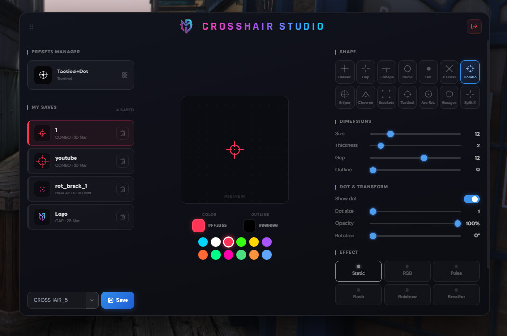 [PAID] MD Crosshair Studio | Advanced Crosshair Suite | 100+ Presets ...