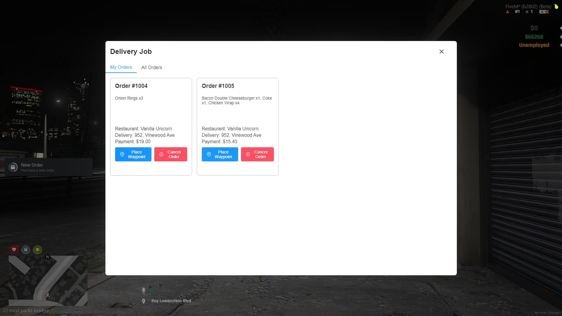 [PAID][ESX/QB] LynX Food Delivery Script - FiveM Releases - Cfx.re ...