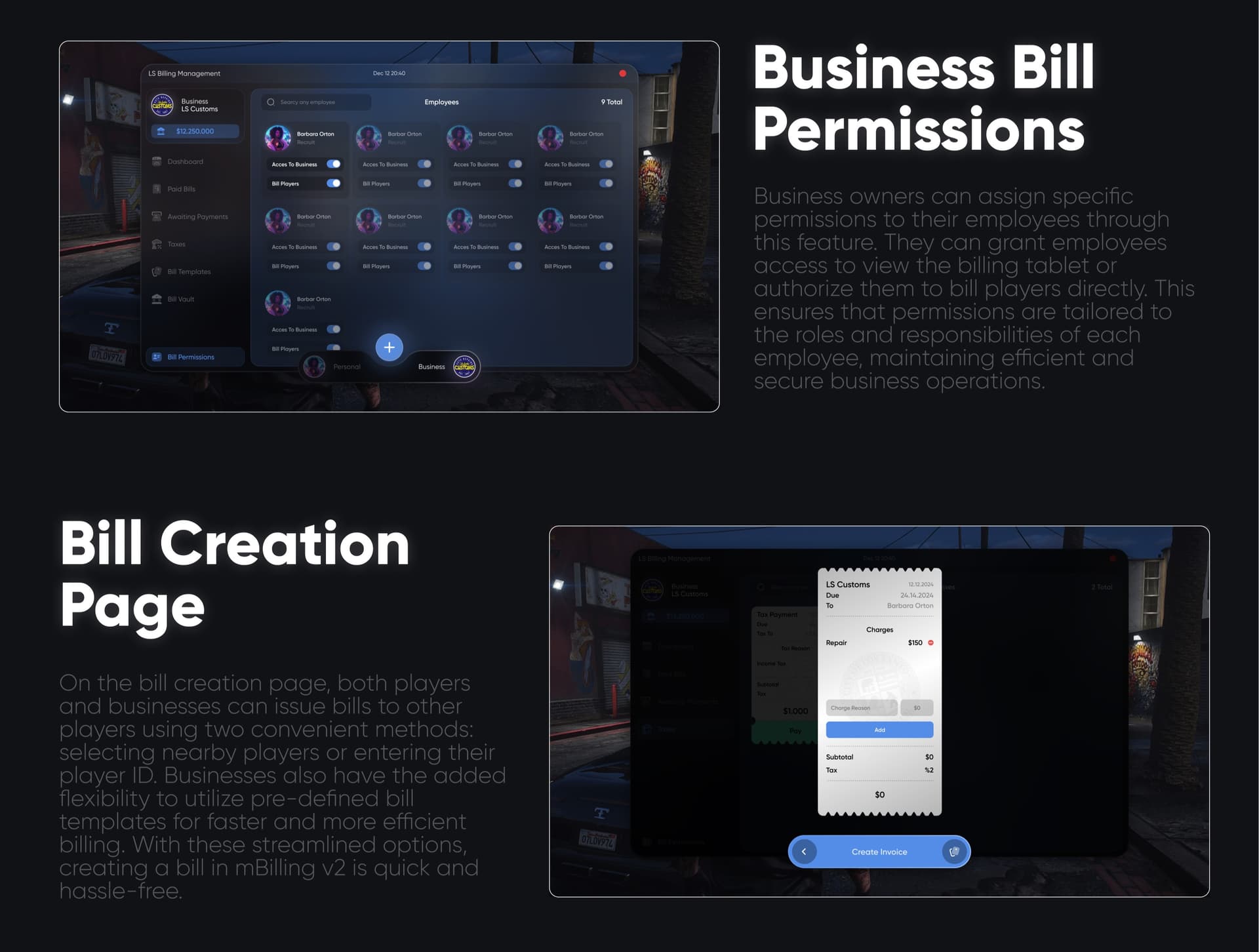 CodeM mBilling v2 - Advanced Billing Script (ESX-QB) - FiveM Releases - Cfx.re Community