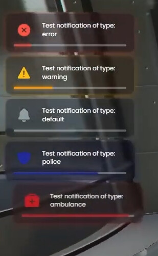 [ESX, QB, STANDALONE] X-HUD Notify - Modern Notification System - FiveM ...
