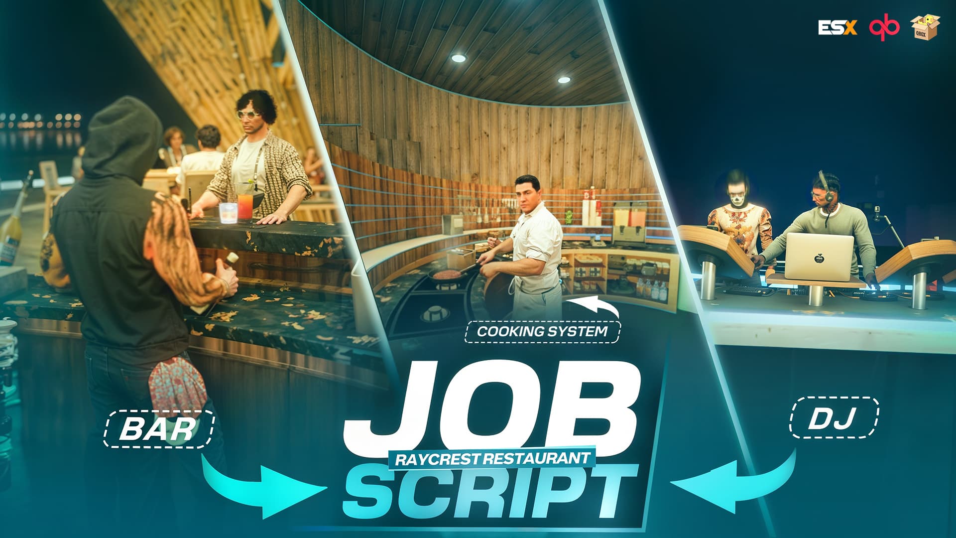 Raycrest Restaurant MLO — Job Script Included (QB/Qbox/ESX) - FiveM ...