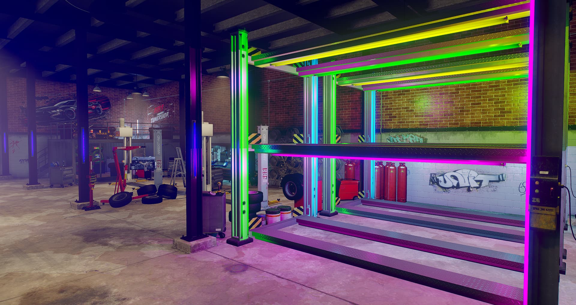 RED's Tuner Shop FiveM GTA 5 RP Interior - FiveM Releases - Cfx.re ...