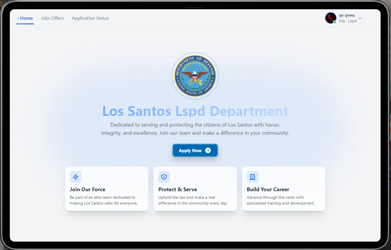 Fivem Lspd Portal script (QBCore/Qbox/Esx) - FiveM Releases - Cfx.re ...