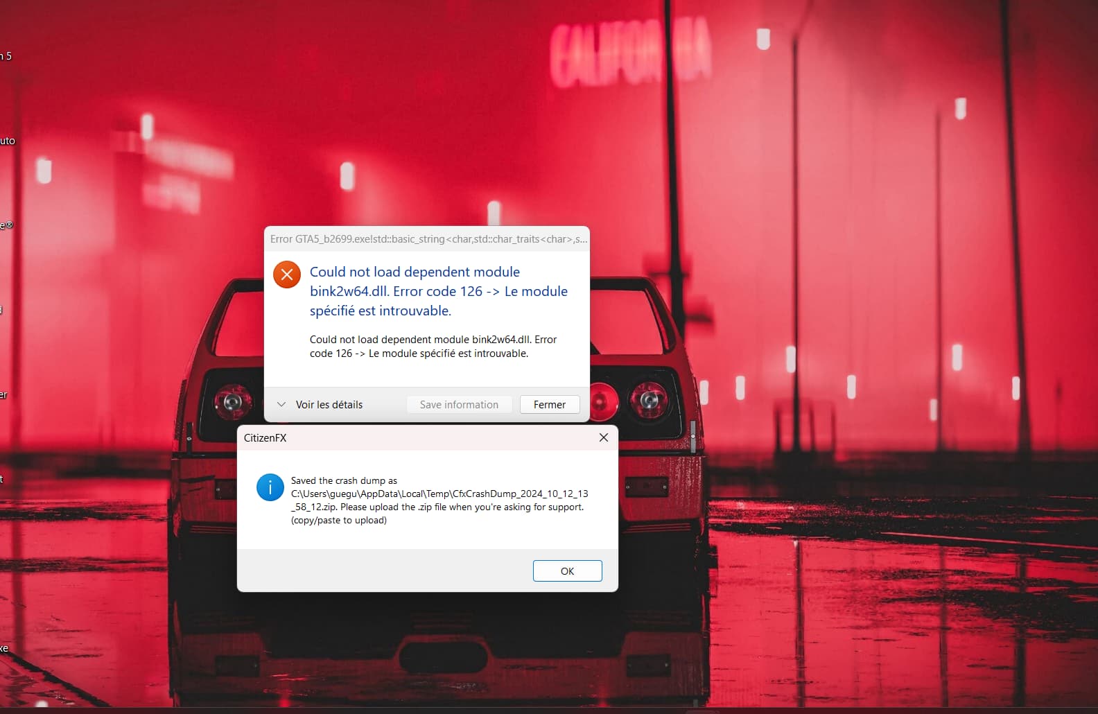 Fivem problem at launch - FiveM Client Support - Cfx.re Community
