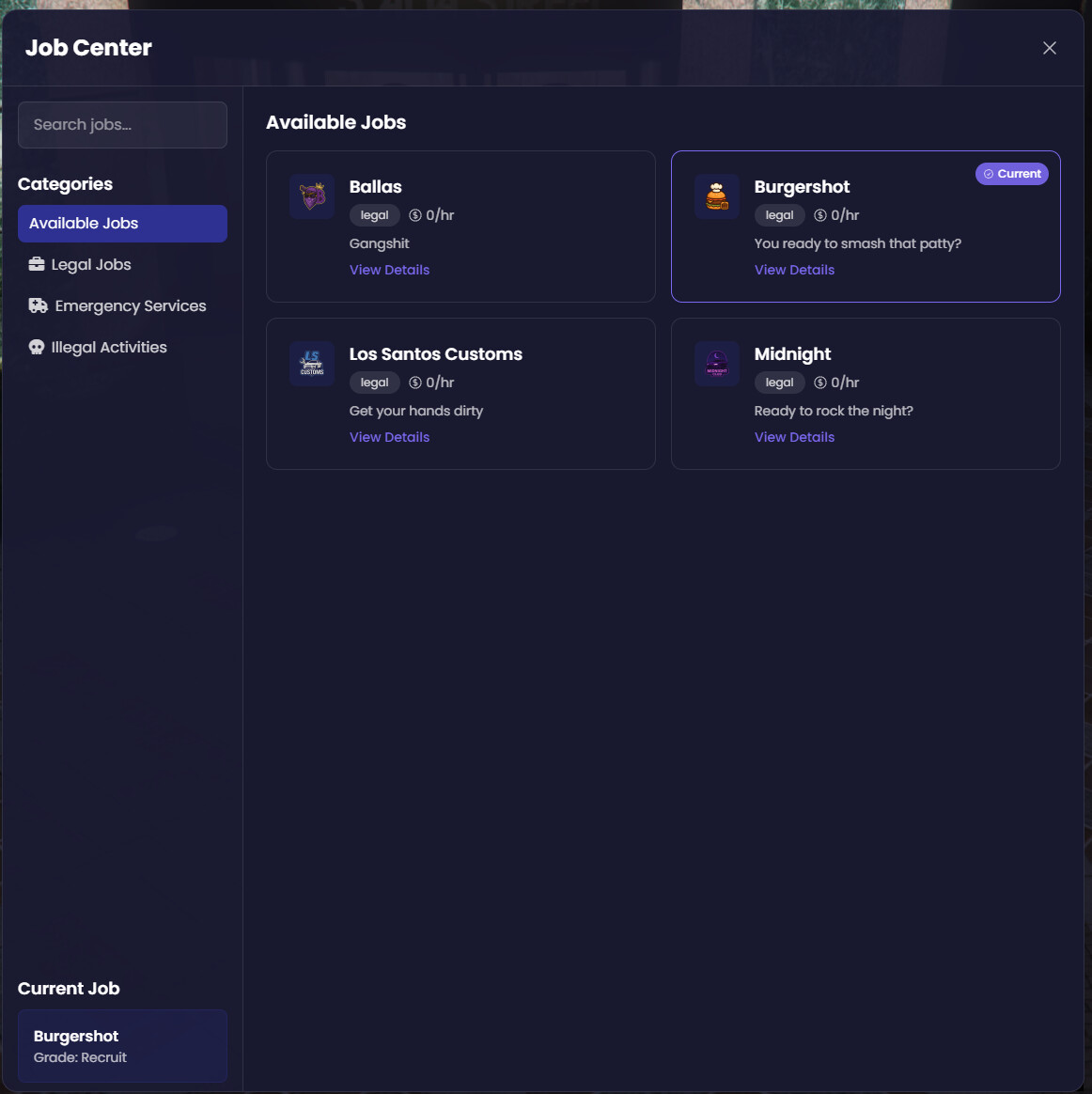 [PAID] fourtwenty_jobcenter - Fully In-Game Job & Center Management ...