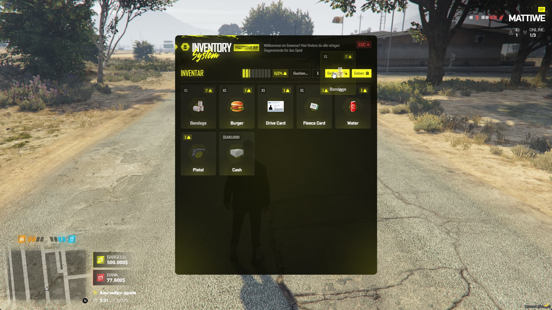 [ESX] Inventory (Trunk/Floor) - ms_inventory - FiveM Releases - Cfx.re ...