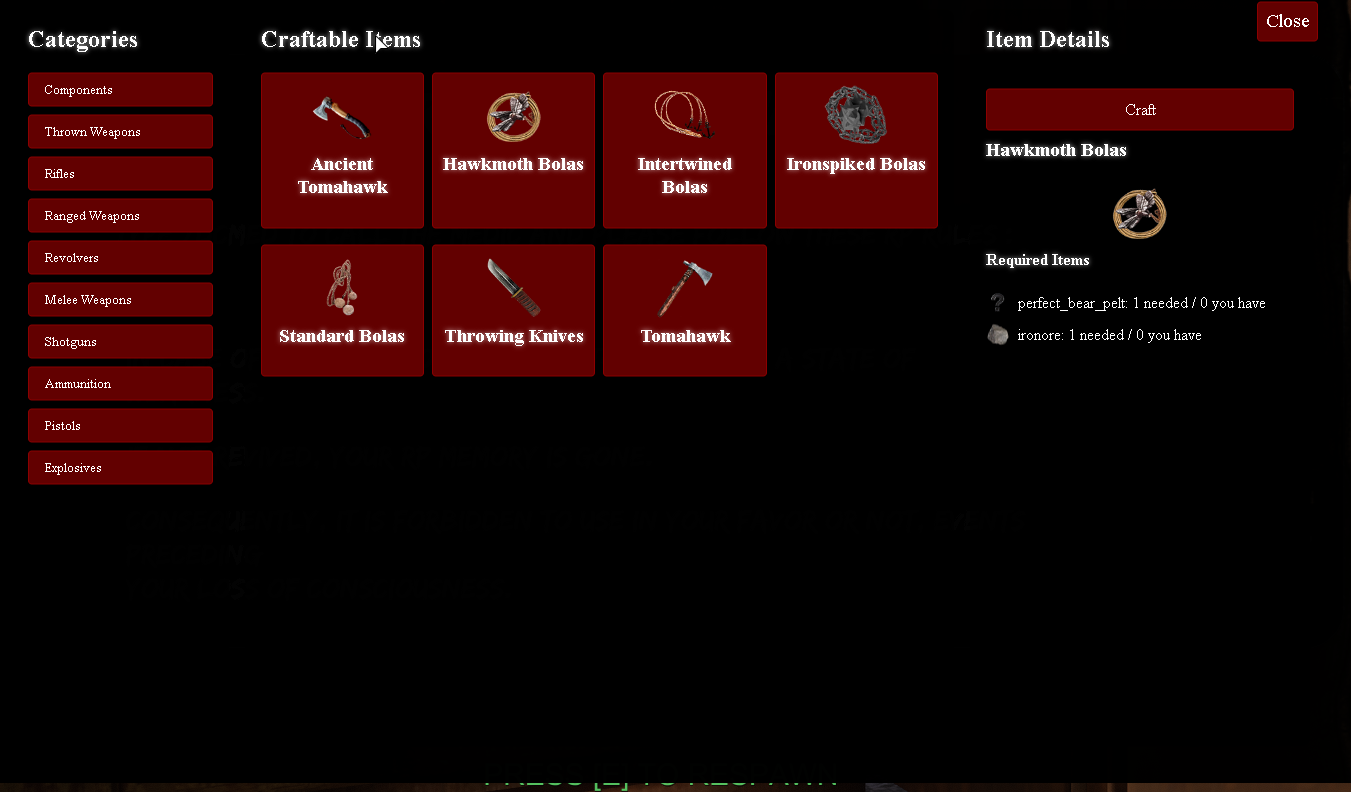 Crafting Kits - Place-able - RedM Releases - Cfx.re Community