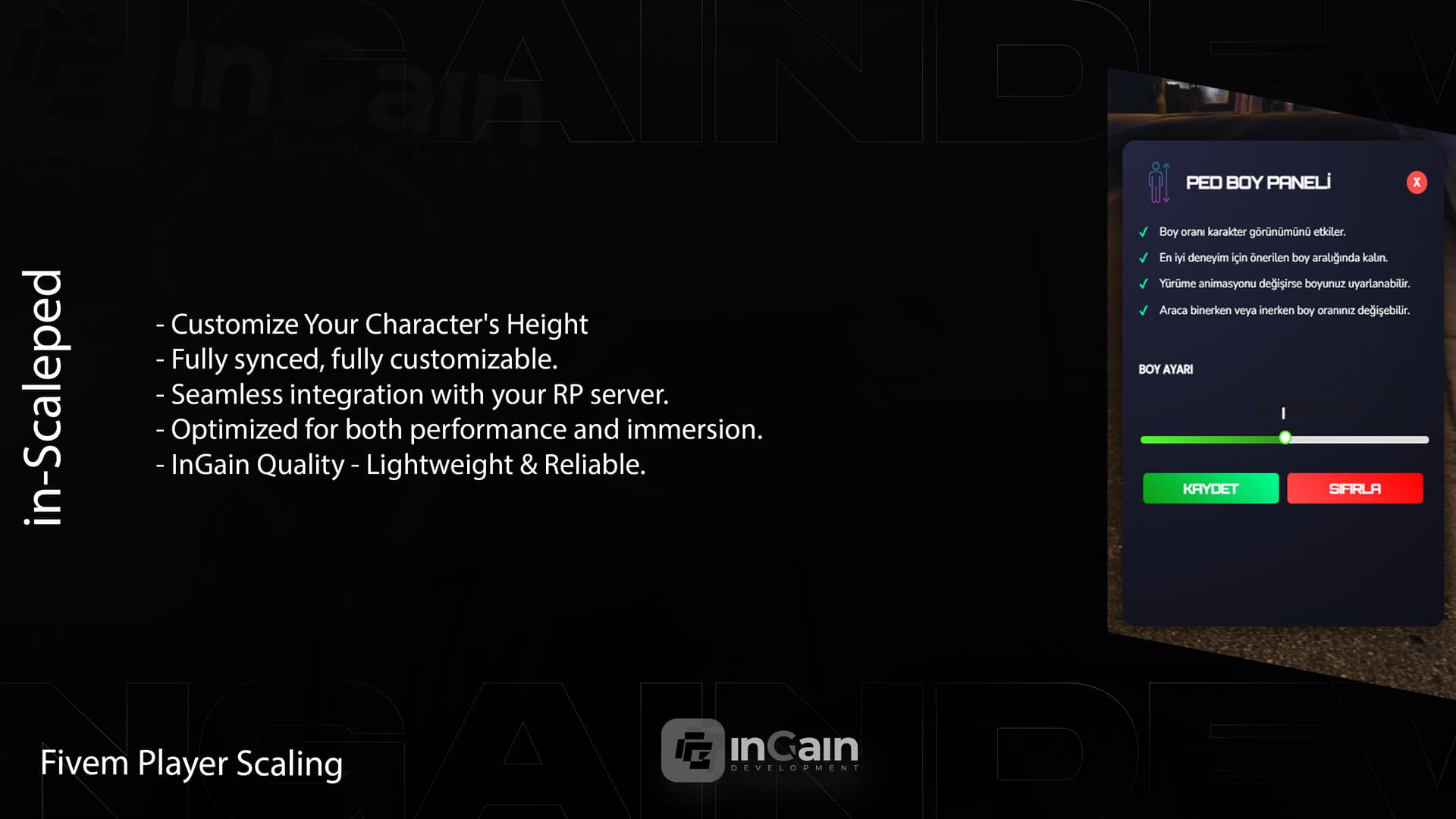 Fivem Player Scaling- inGain Scale Ped - FiveM Releases - Cfx.re Community