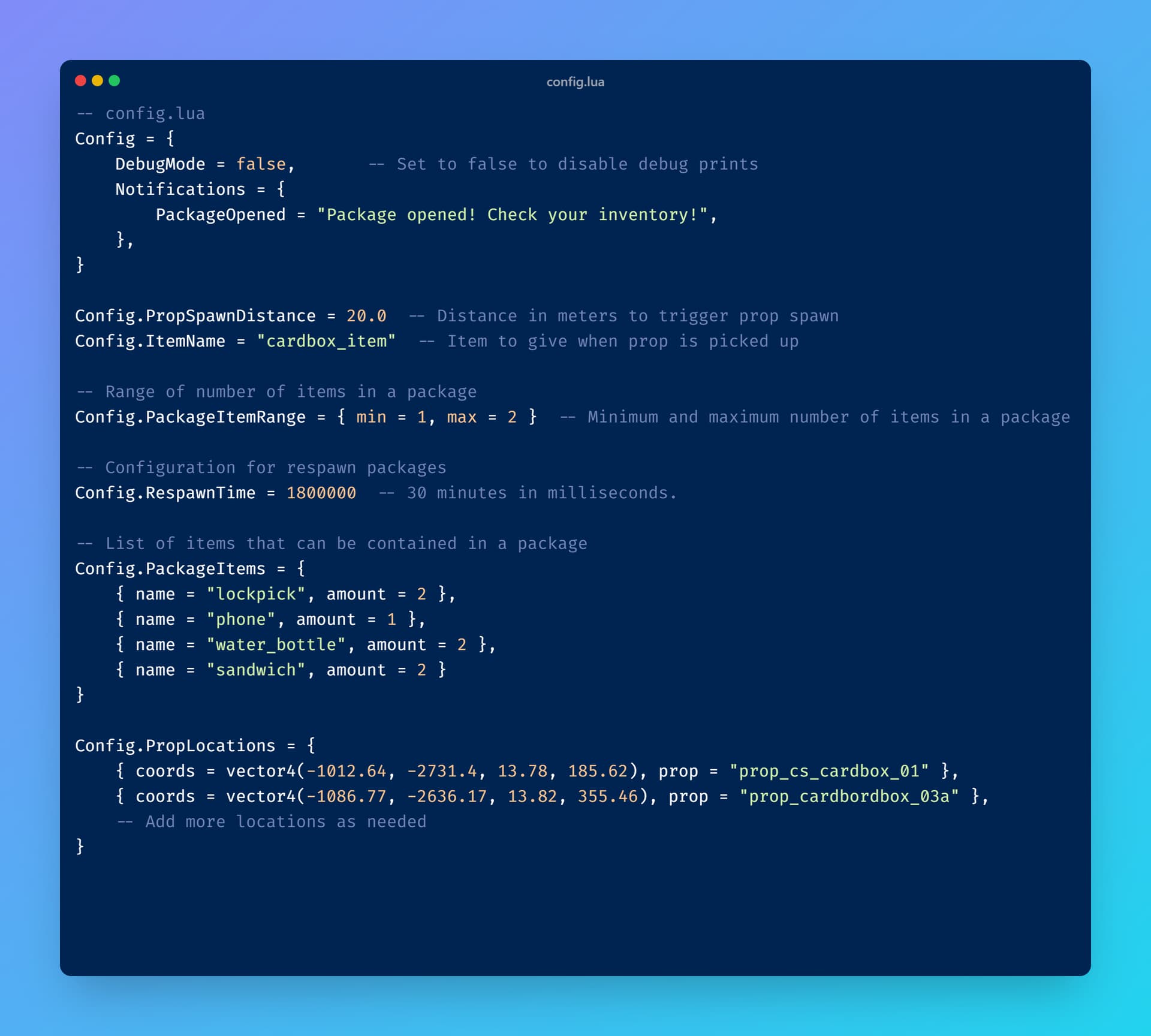 [QBCore] [PAID] Packages Stealing - FiveM Releases - Cfx.re Community