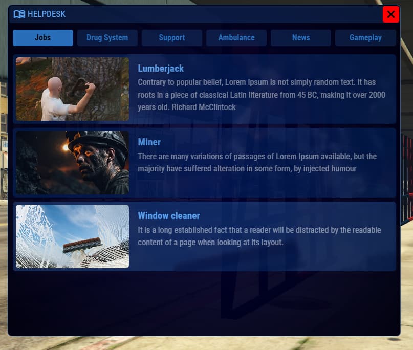 [STANDALONE] HELPDESK - FiveM Releases - Cfx.re Community