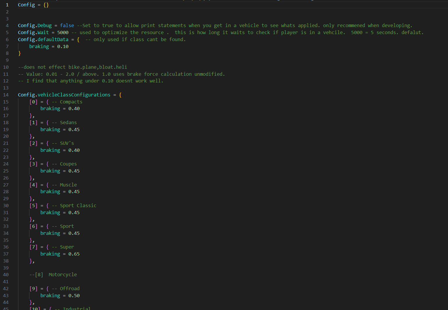FS Realistic Brakes - Class configured braking - FiveM Releases - Cfx.re Community