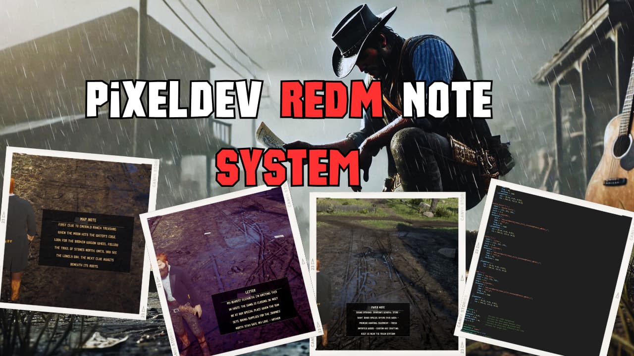 [VORP/RSG][PAID] PixelDev RedM Drop Note System - RedM Releases - Cfx ...