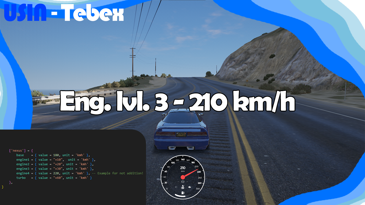 USIN | Advanced Speed Limiter [FREE | ESX & QB & QBX] - FiveM Releases - Cfx.re Community