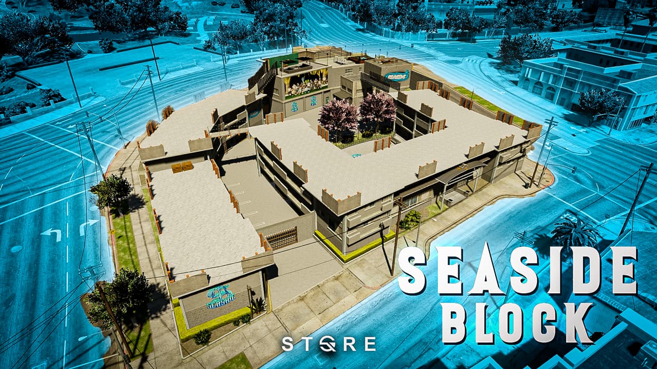 [Paid] SeaSide Block Hood Mapping V3 FIvem With Interior Morningwood ...