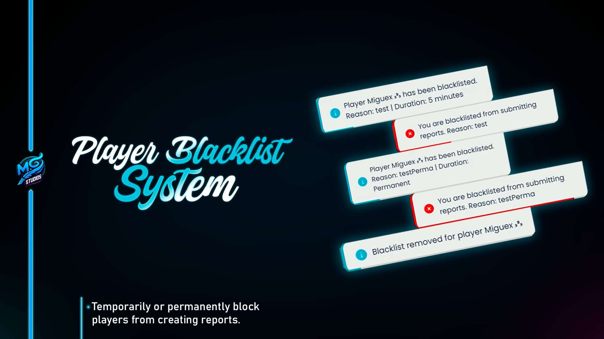 📩 MG Reports | Standalone | Advanced In-Game Report System - FiveM ...