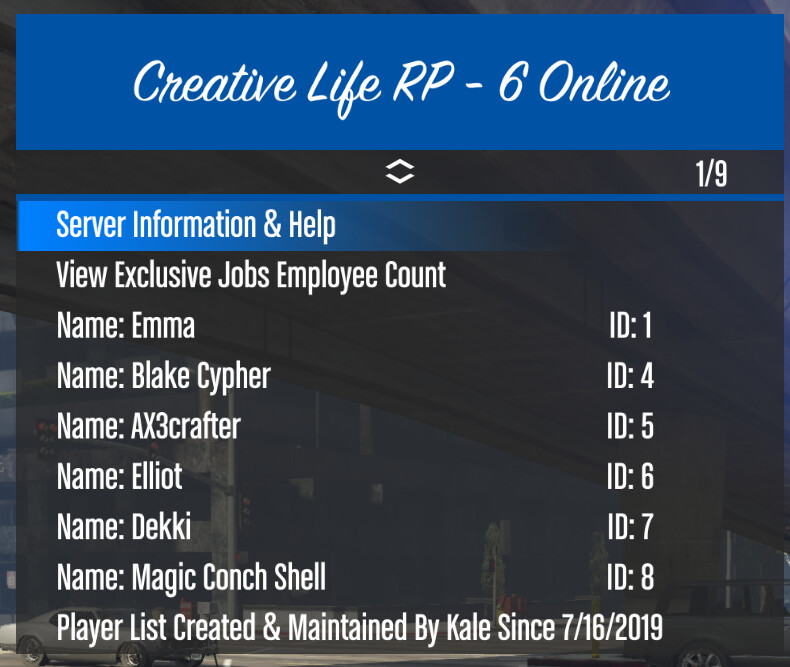 Creative Life RP - NICE NEW UPDATE - V1.6.9 :kek: - Page 2 - Server ...