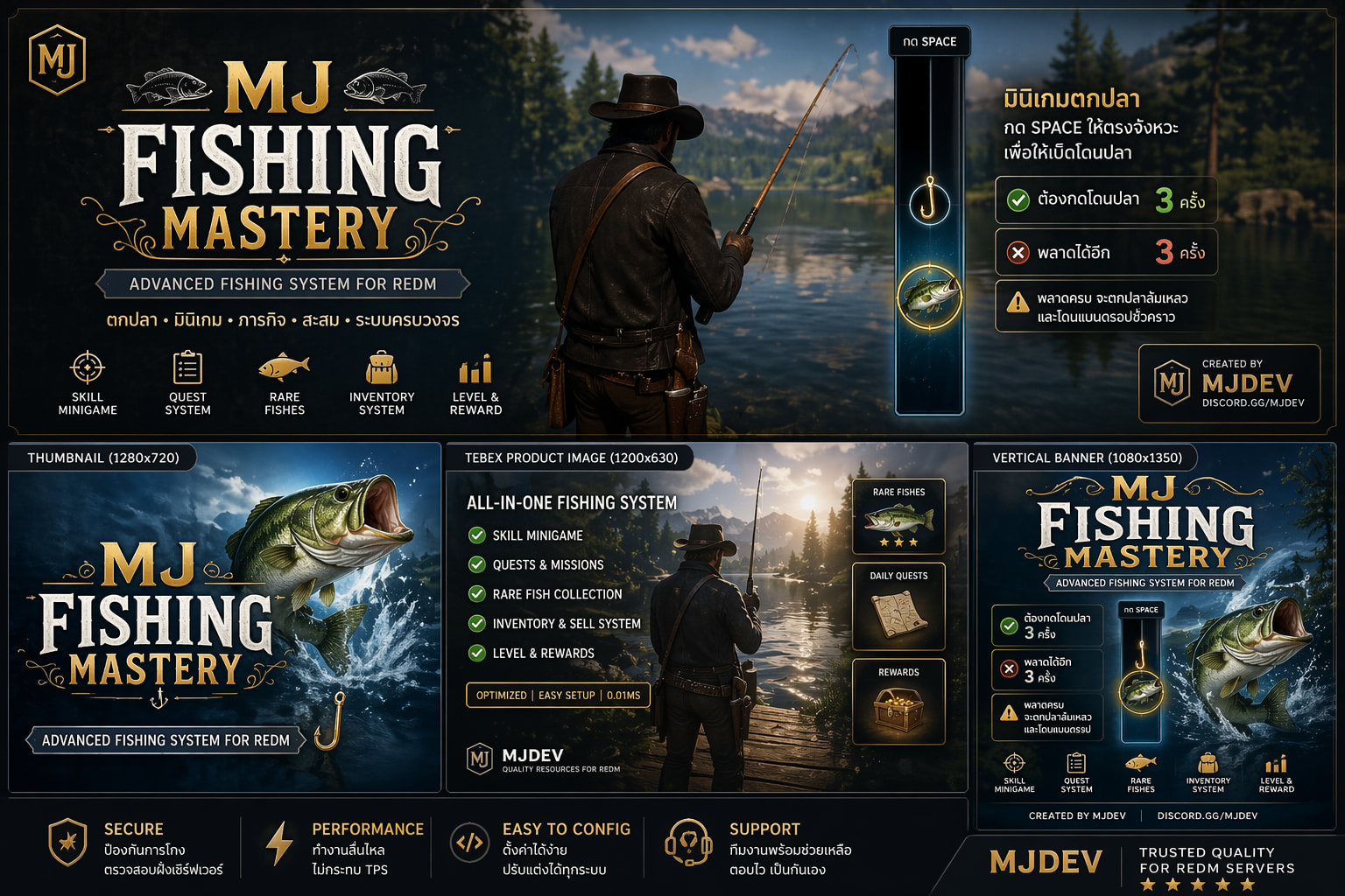 [PAID] MJ Fishing Mastery | Advanced Fishing System for RedM - RedM ...