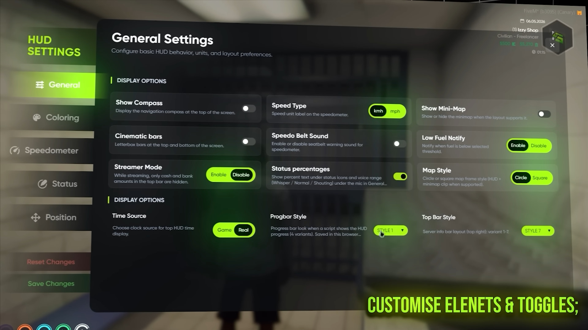 Advanced HUD V8 / 54 STATUS - FiveM Releases - Cfx.re Community