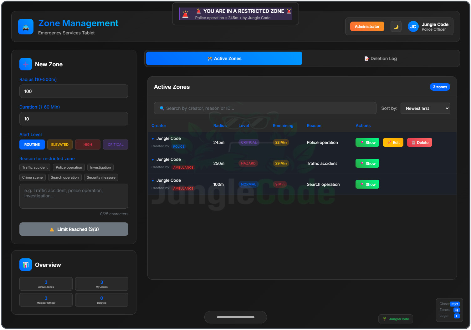 JC Restricted Zone System - FiveM Releases - Cfx.re Community